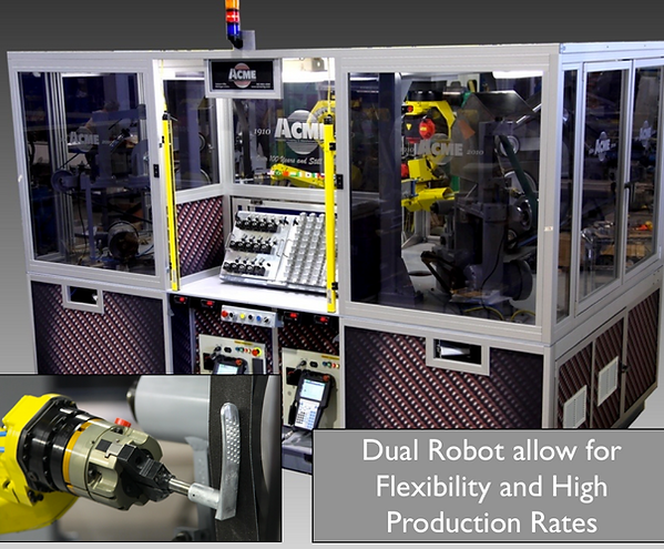Robotic Hardware Metal Finishing - Acme Manufacturing Company