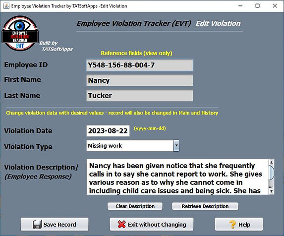 Screenshots & Reports | Employee Management