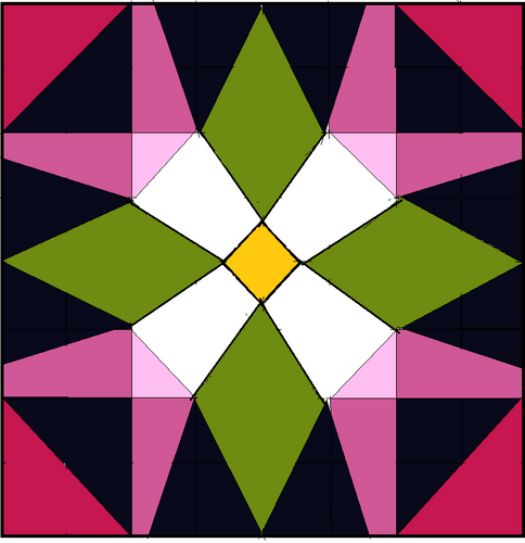 Dogwood - TraditionalBlock | BarnQuiltHeadquarter