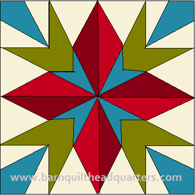 Tennessee Compass | BarnQuiltHeadquarter