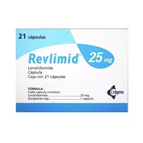 Revlimid Lenalidomida 25mg | Especipharma Distribuidora Medica