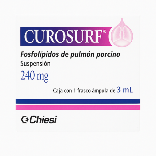 Curosurf Fosfolipidos de pulmon porcino 240mg/3 mL | Especipharma ...
