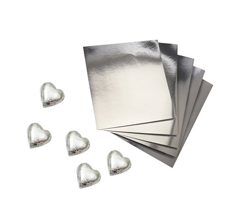 ORQ5888 PAPEL METALIZADO PLATEADO 10 X 10 X 100 PCS | Dist El Panificador