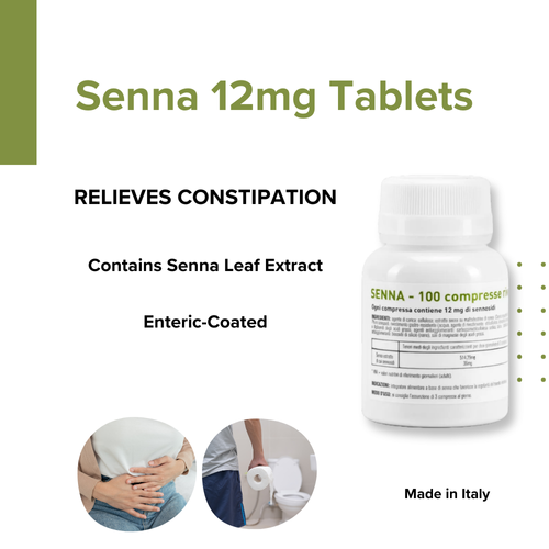 Olcelli Senna 12mg Enteric-Coated Tablets 100s | Poisson Pharma