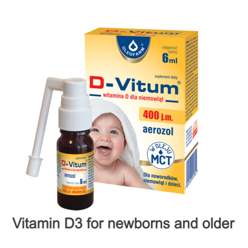 Oleofarm D-Vitum 400 IU spray 6mL | Poisson Pharma
