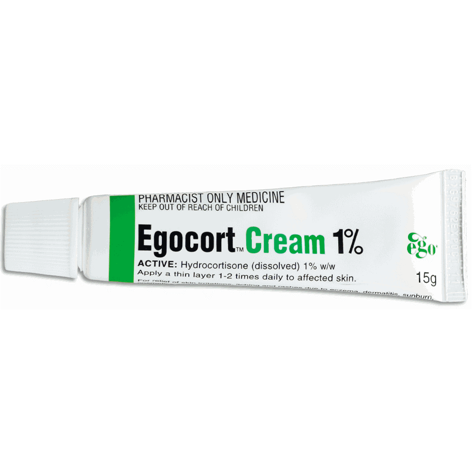 [Bundle of 2 tubes] Egocort 1% Cream 15g | Poisson Pharma