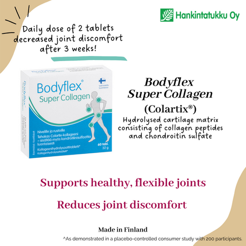 Hankintatukku Bodyflex Super Collagen tabs 60's | Poisson Pharma