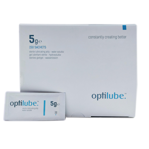 Optilube Sterile Lubricating Jelly 5g sachet 150's | Poisson Pharma