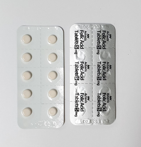 Folic Acid 5mg Tabs (200's) | Poisson Pharma