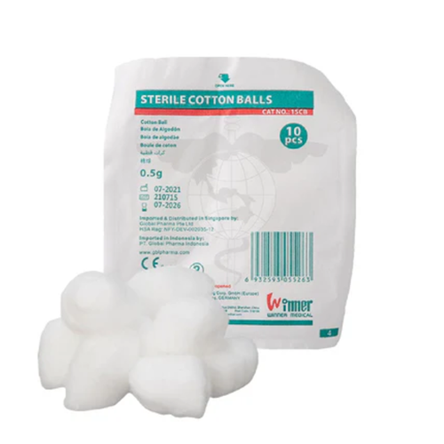 Winner Sterile Cotton Ball 10's (20 packets) | Poisson Pharma