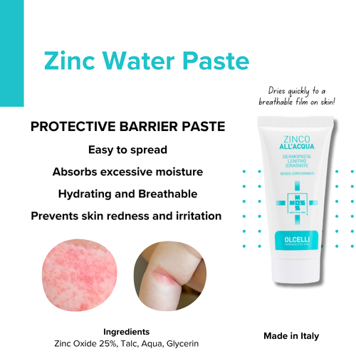 Olcelli Zinc Water Paste 100g | Poisson Pharma