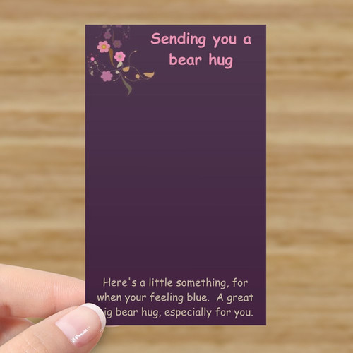 Pocket Hug Sending Bear Hug Cards - Australian Made | Art Junkie