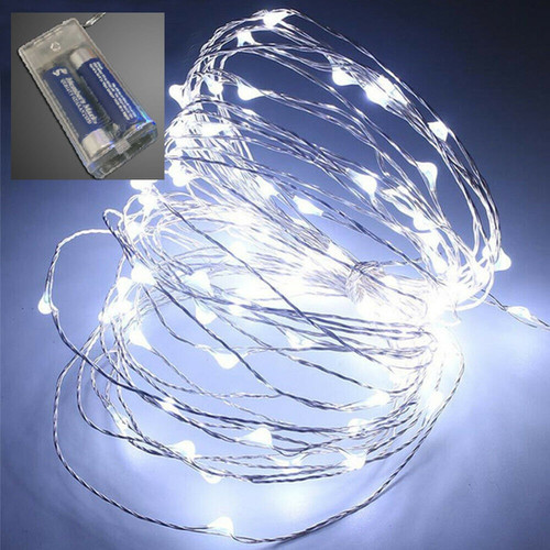 AA White LED Copper Wire Fairy String Lights | Art Junkie