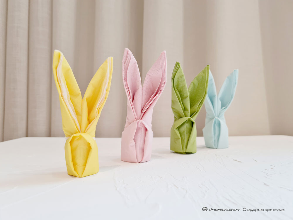 Bunny Napkin Folding