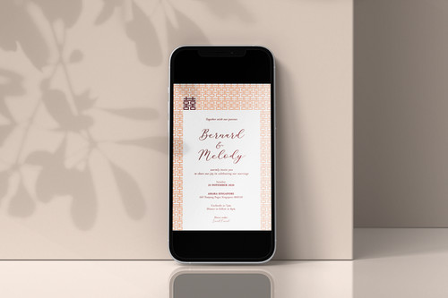 Modern Bliss Digital E-Invite | Dreamweavers