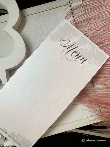 Fine Quills Individual Menu [10pcs] | Dreamweavers