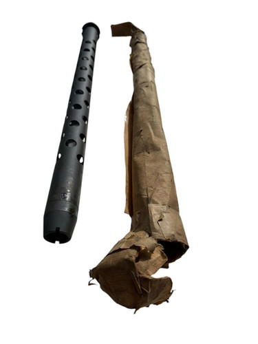 WW2 Browning .50 M3 Barrel Jacket With Booster | Warcollectors