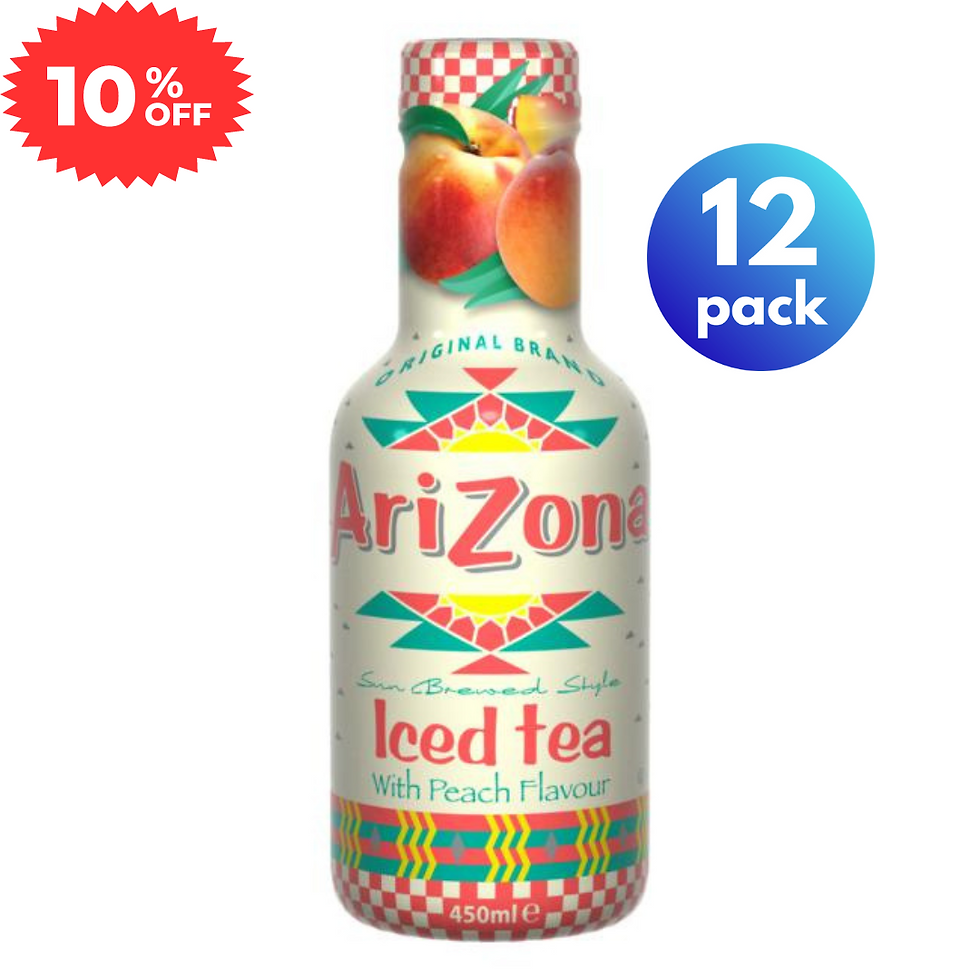 Arizona Peach Iced Tea (12 pack) | Israel Xpress