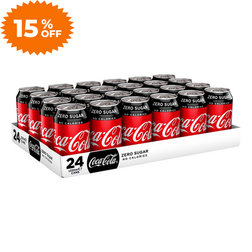 Coke Zero Cans (24 pack) | Israel Xpress