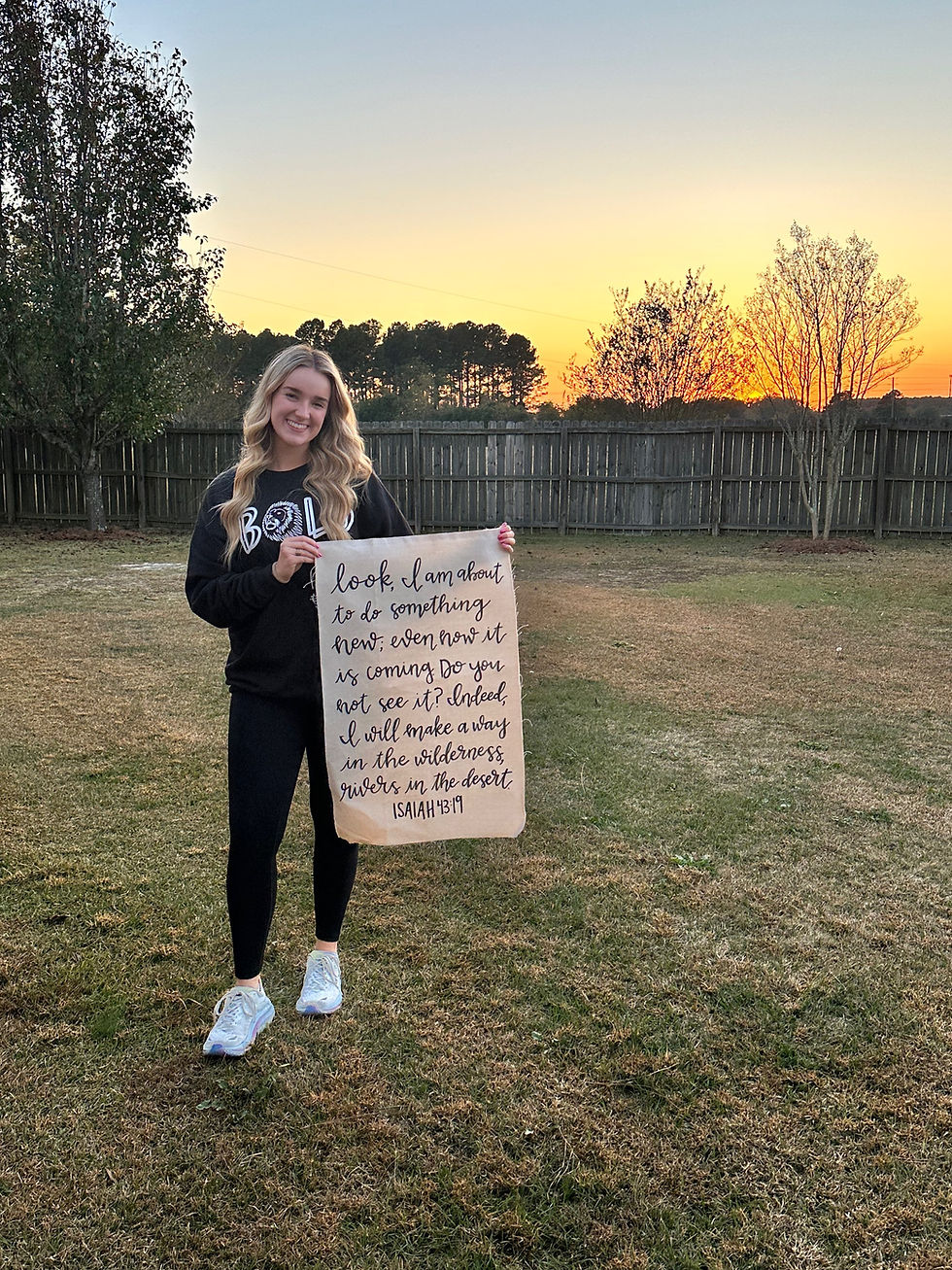 Custom Handwritten Banner | Words to Celebrate