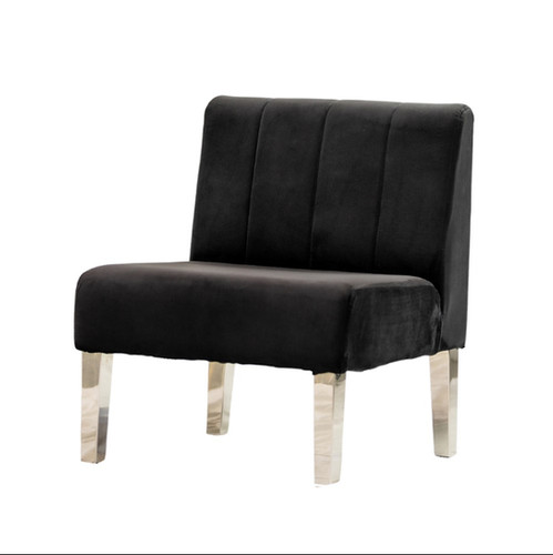 The Herman Chair Black Velvet | Sacramento Event Co