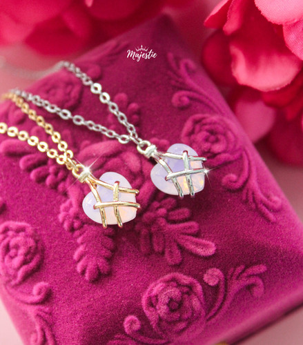 Barbie Diamond Castle Heart Necklace | Majestie Shop Global