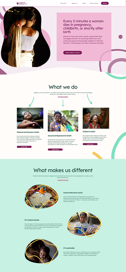 Beautiful Web Design for Small Charities | Made by Katie