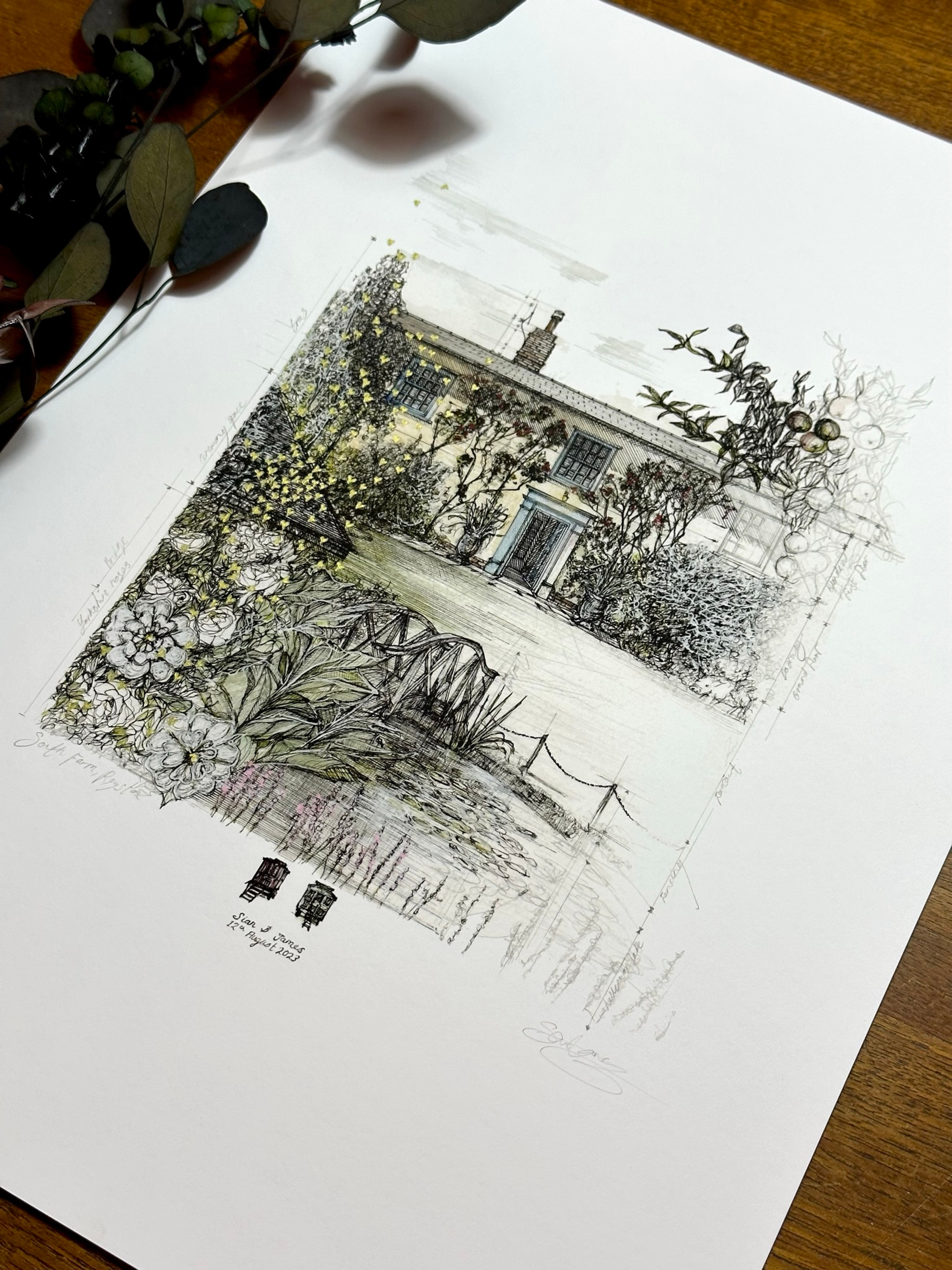 South Farm, Royston Architectural Art Collection