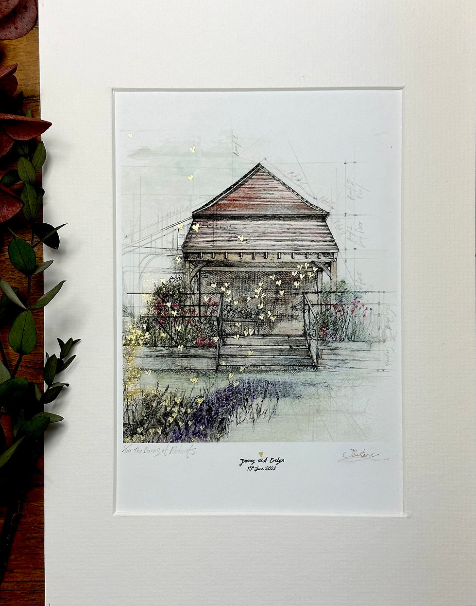 The Redcoats, Hitchin Architectural Art