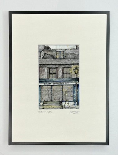 Quotidian 01, Hitchin | Fine Art Miniature Print | Architectural Art