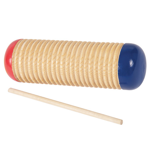 PP World Wood Guiro & Scraper ~ 14cm | Weald of Guitar