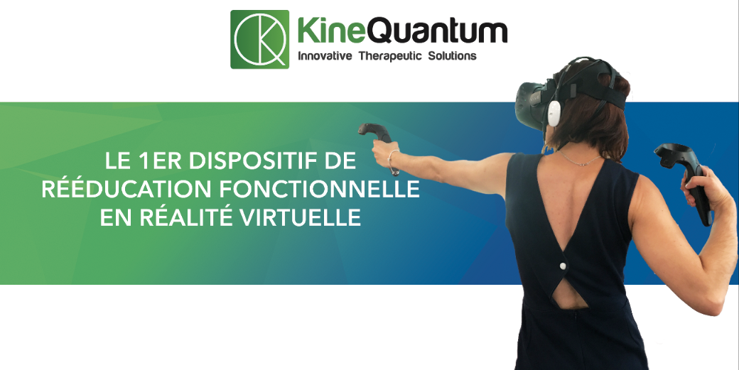 KineQuantum la rééducation en réalité virtuelle pour la kinésithérapie