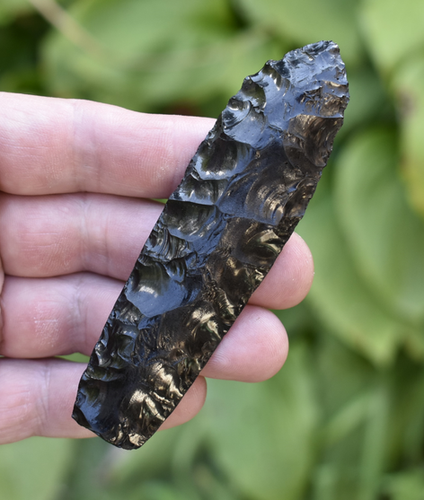 Utah Obsidian Haskett Point Cast | Occpaleo