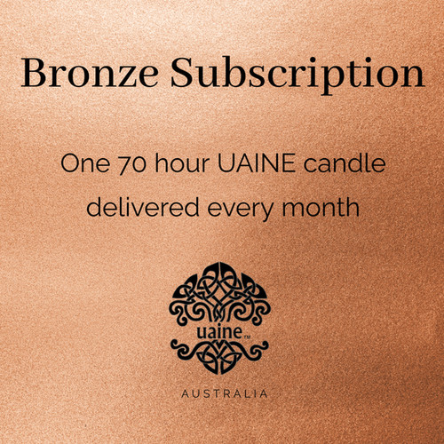 Bronze Candle Subscription | UAINE Candles