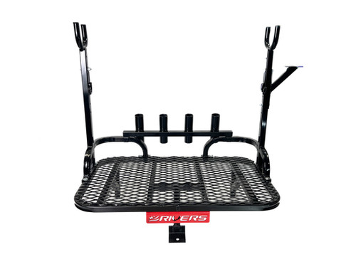 Snowmobile Cargo Rack with Auger Mount & Pole Caddy | Rivers Cargo Racks