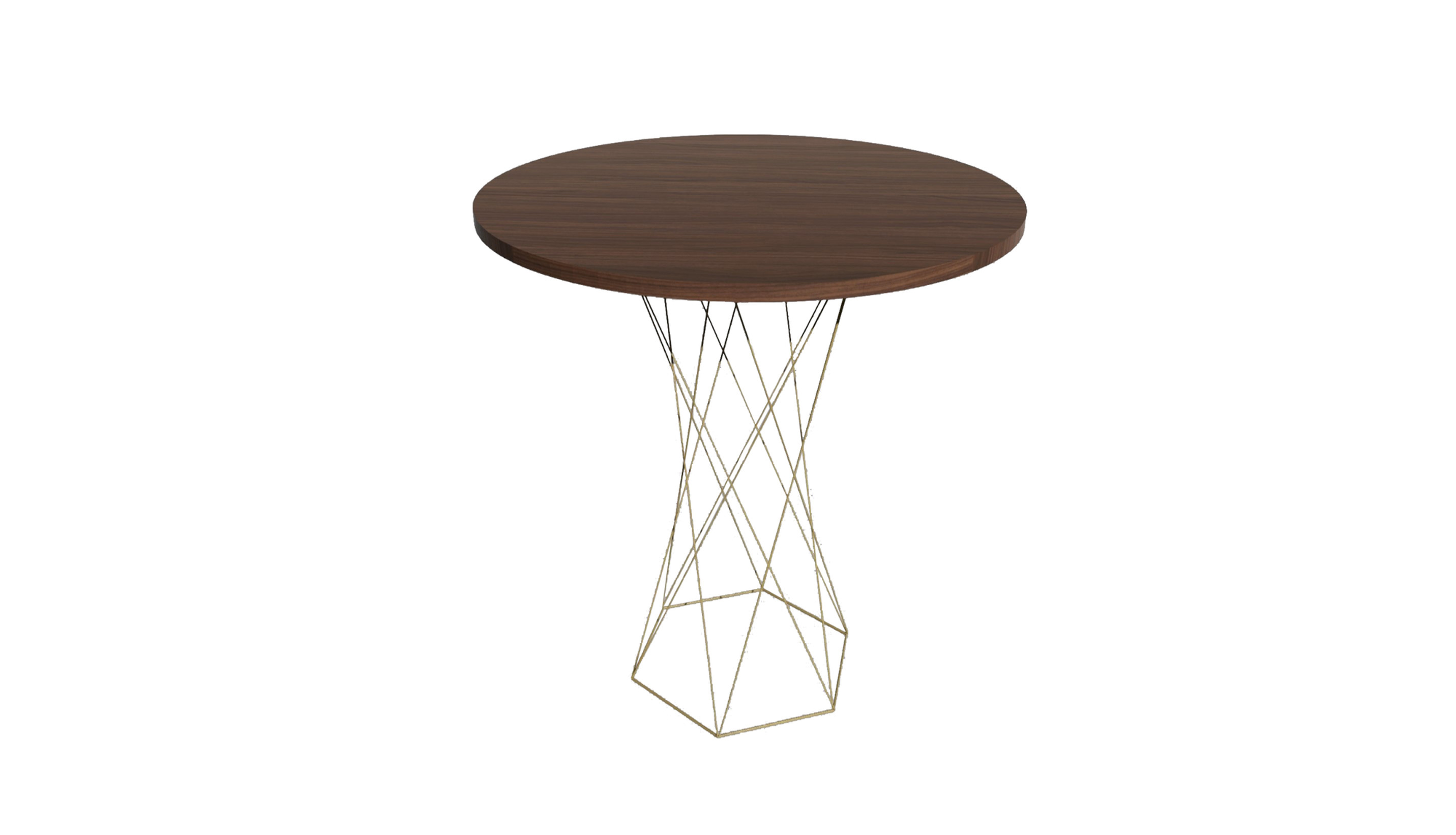 Clayborne Standing Height Round Meeting Table