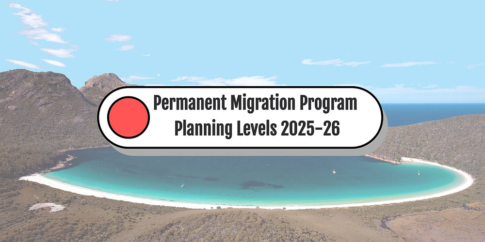 Permanent Migration Program Planning Levels 2025-26