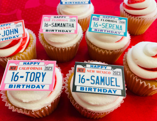 20 Custom License plates edible images. Any age! | mysite