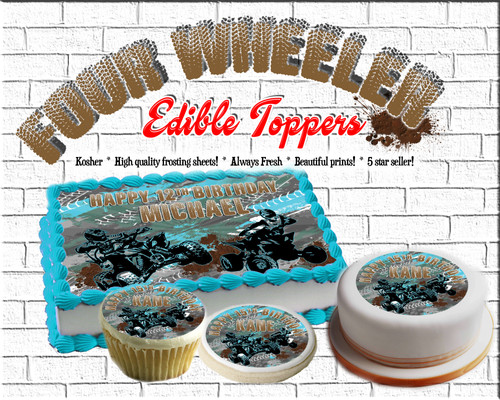 Four Wheeler Edible Birthday cake topper ATV | mysite