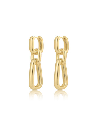 LUV AJ Anais Loop Hoops Gold | Maurice of Balmain Boutique