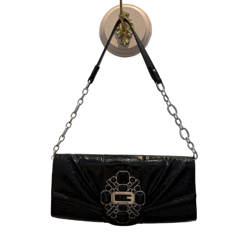 Vintage GUESS Croc-Embossed Leather Shoulder Bag | Maurice of Balmain ...