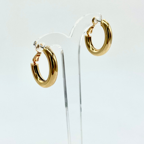 LUV AJ Capri Gold Hoops | Maurice of Balmain Boutique