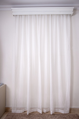 Tulle Curtains SH-Tulle -white (1 Panel ) | Cartela Fabrics