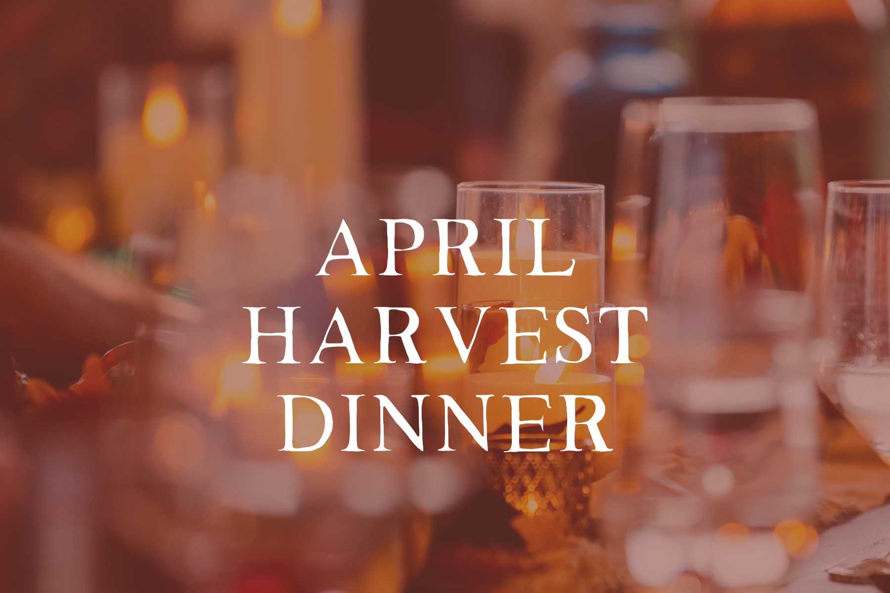 Come to the Farm Table for an April Harvest Dinner | Sistergrovefarm