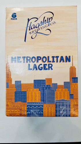 Flagship Metropolitan Lager (6pk cans 12oz) | Champs Beverage