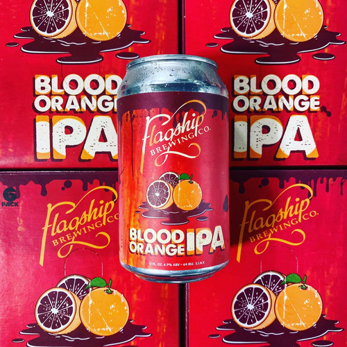 Flagship Blood Orange IPA (6pk 12oz cans) | Champs Beverage