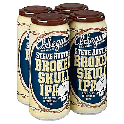 El Segundo Broken Skull IPA 4pk cans 16oz | Willowbrook Beverage