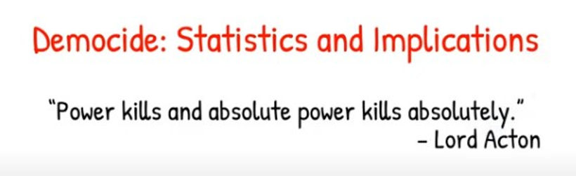 R.J. Rummel's thesis of 'Democide' applies to the WEF Agenda & National ...