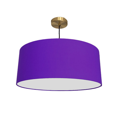 Violet & Light Grey Lampshade | bymarie