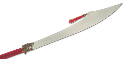 Pudao Chinese Pole Arm Sword Carbon Steel Live Blade | War Sword